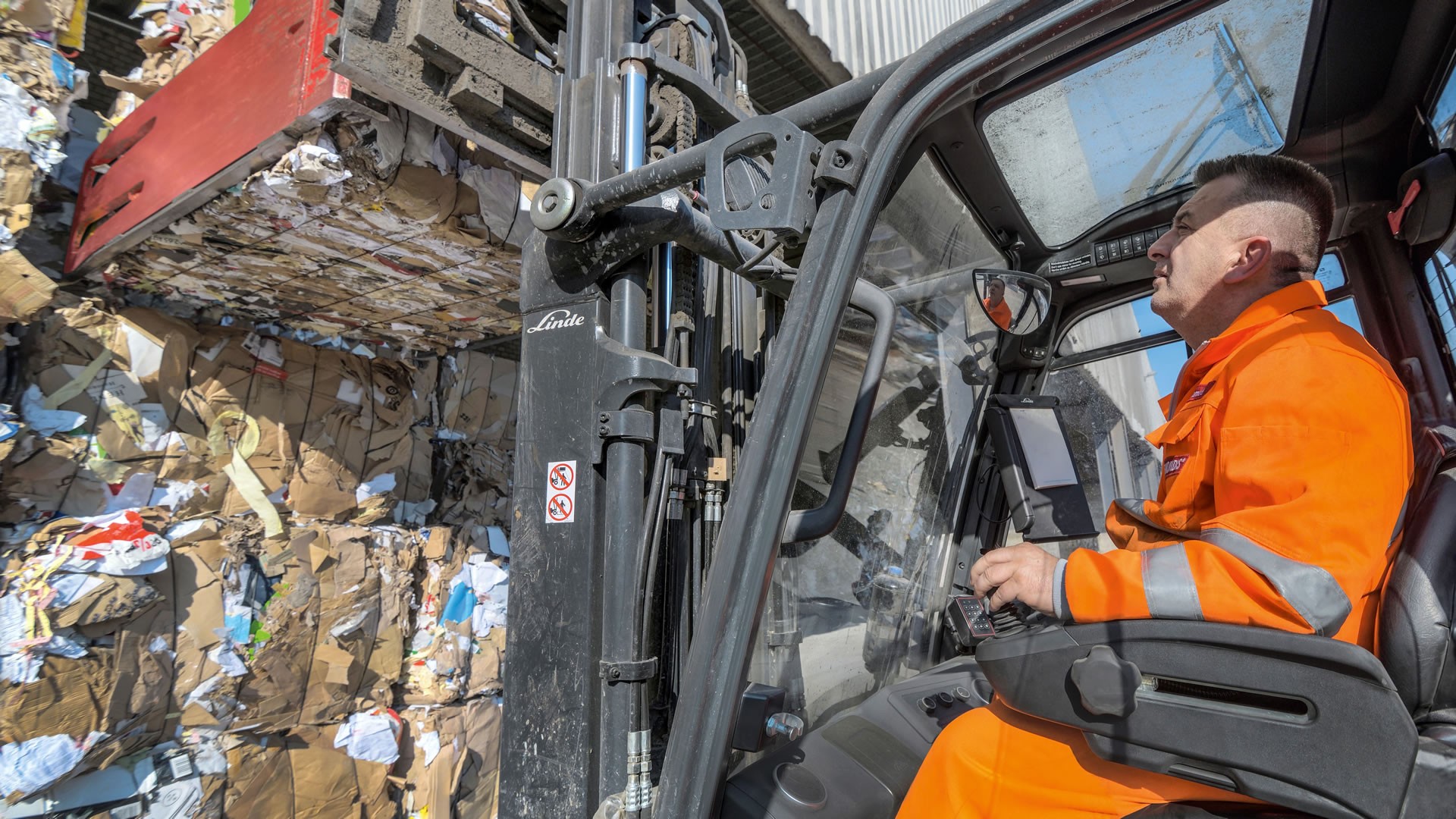 Linde Steer Control - Gabelstapler Steuerung ohne Lenkrad