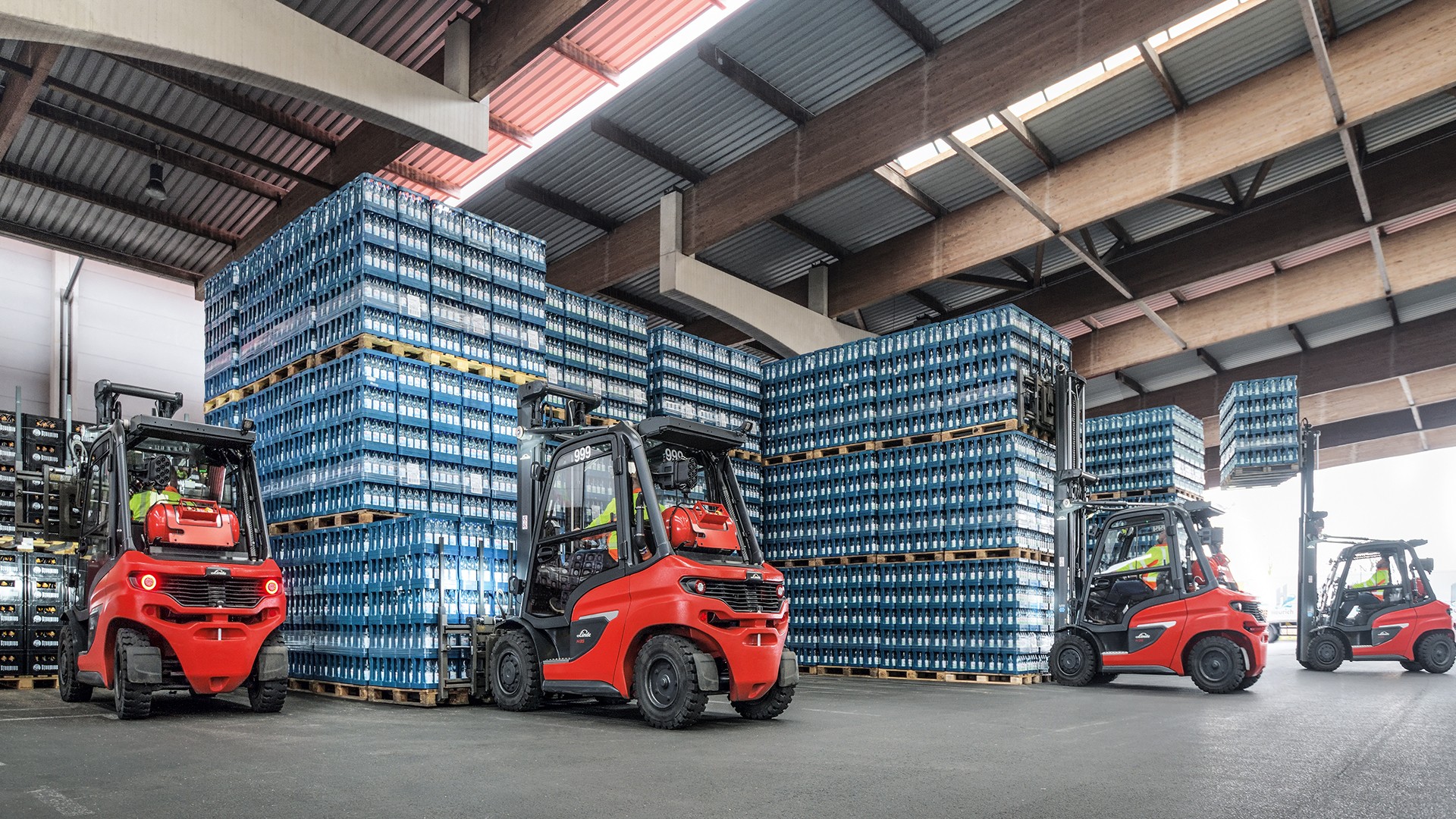 Verbrenner-Stapler H35 - H50 - Baureihe 1204 von Linde